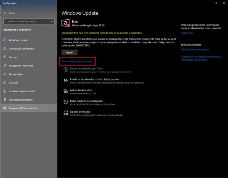 Como atualizar corretamente os drivers de dispositivo no Windows 10
